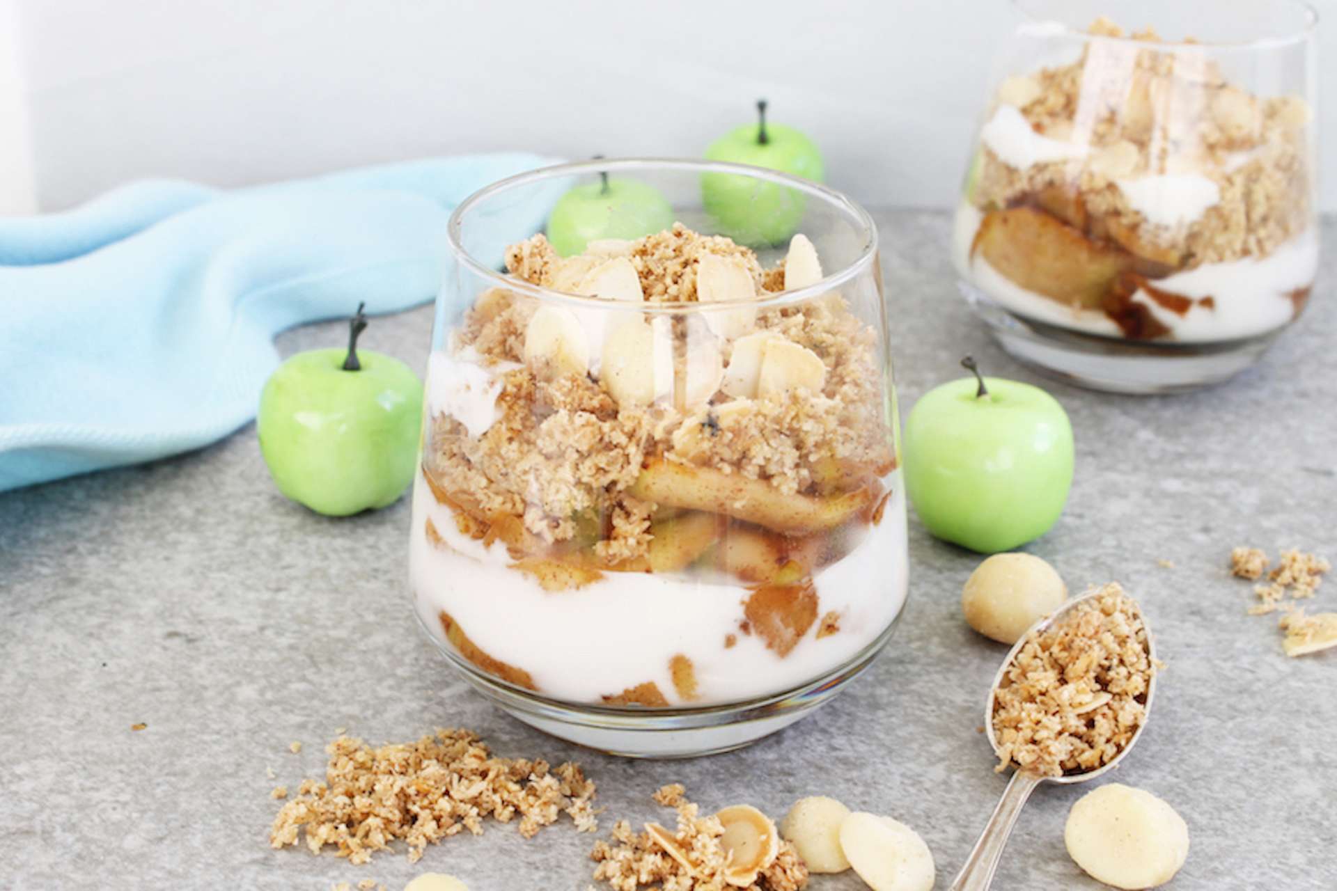 Apple Crumble Parfaits - Live Love Nourish