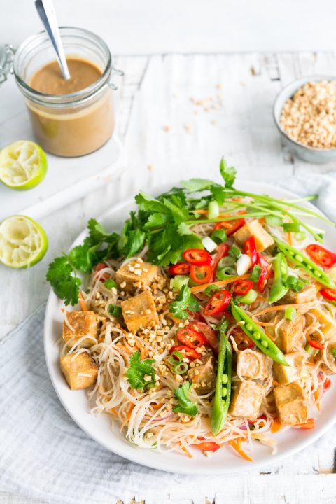 Satay Papaya Noodles - Live Love Nourish